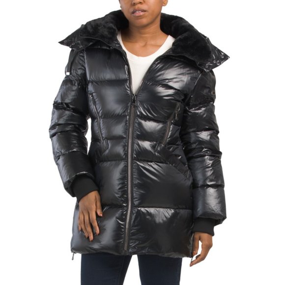 Pajar | Jackets & Coats | Pajar Black Lyra Down Fill Luxe Faux Fur Collar Puffer Coat | Poshmark